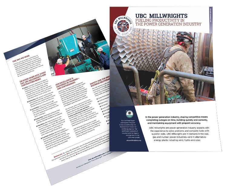 Power Generation Industry Specialization | UBC Millwright Local 1443 ...